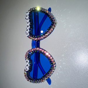Custom Bedazzled Sunglasses!! Artist or Name or Initial!! - Etsy