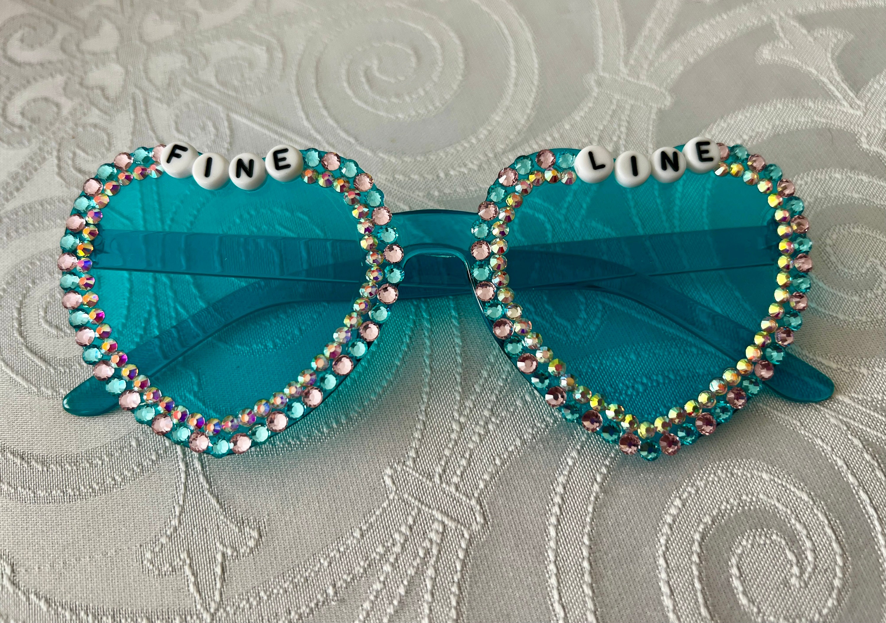 Custom Bedazzled Sunglasses!! Artist or Name or Initial!! - Etsy