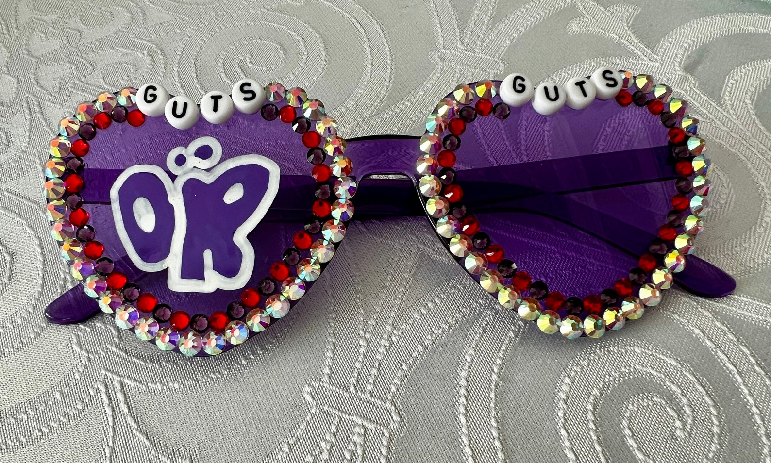 Custom Bedazzled Sunglasses!! Artist or Name or Initial!! - Etsy