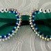 Custom Bedazzled Sunglasses!! Artist or Name or Initial!! - Etsy