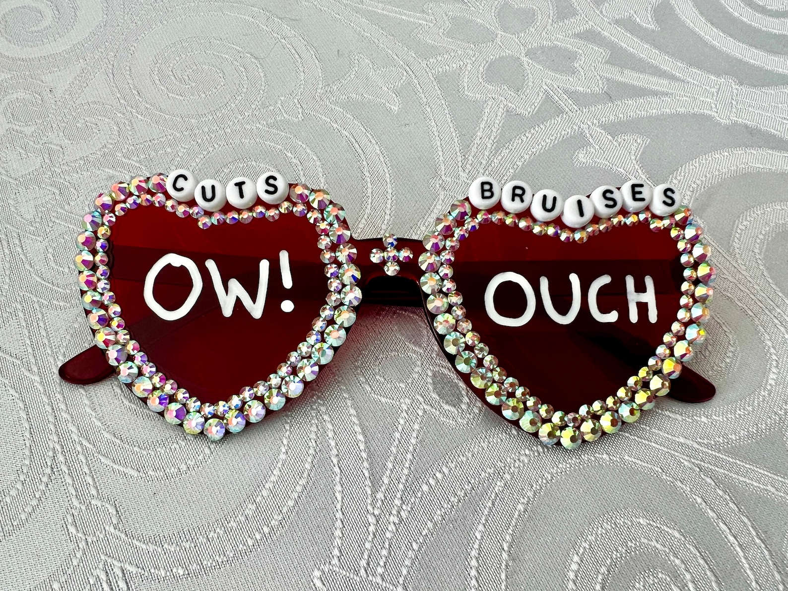 Custom Bedazzled Sunglasses!! Artist or Name or Initial!! - Etsy
