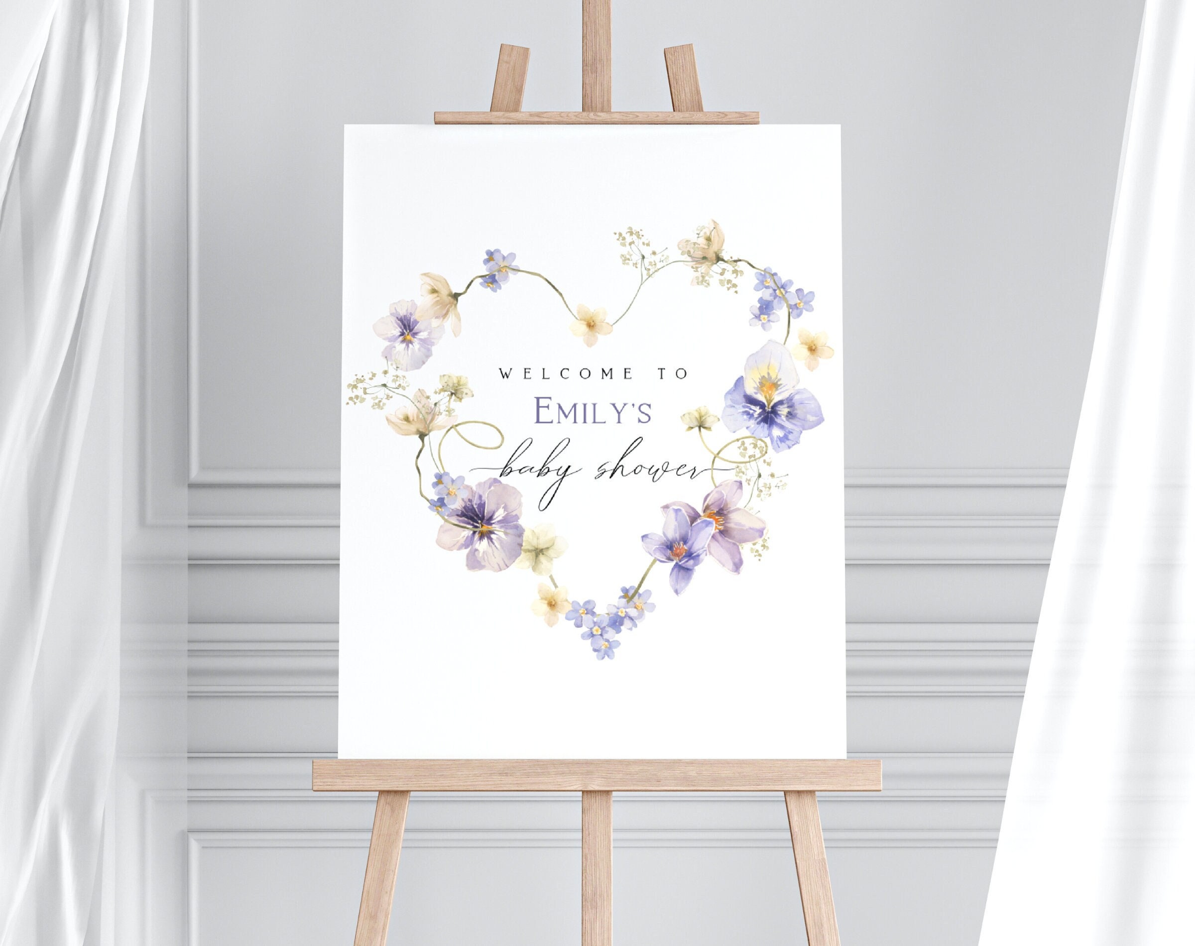 WELCOME SIGN - Baby Shower | Free Edit | Welcome Board Welcome Poster ...