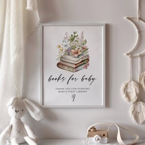 Boho Book for Baby Sign | Printable Baby Shower Book for Baby Sign ...