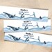 Editable Shark Boy Birthday Bottle Label Great White Shark Decor Boy ...