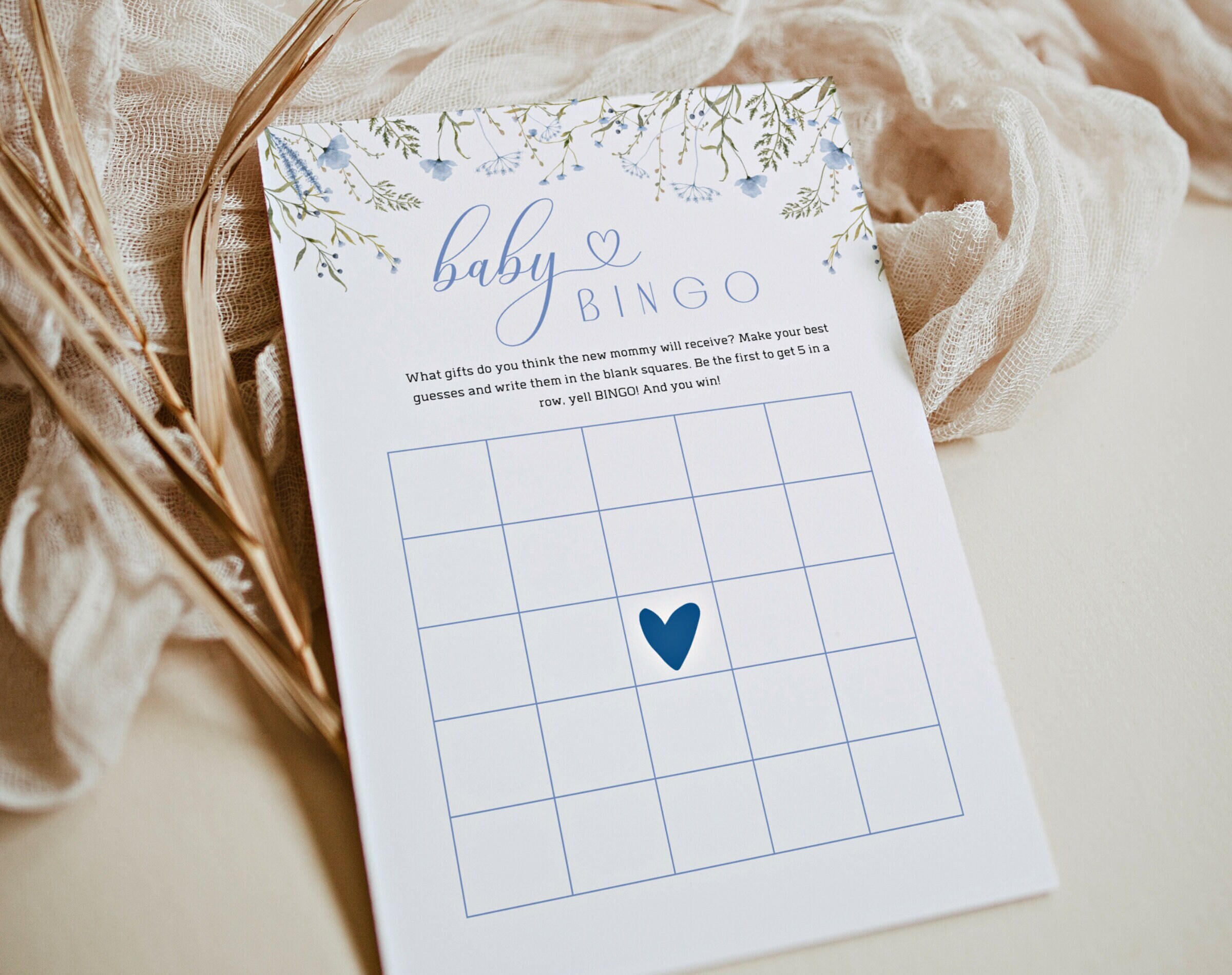 Baby Bingo Cards Baby Shower Game Just Download & Print Baby Boy in ...