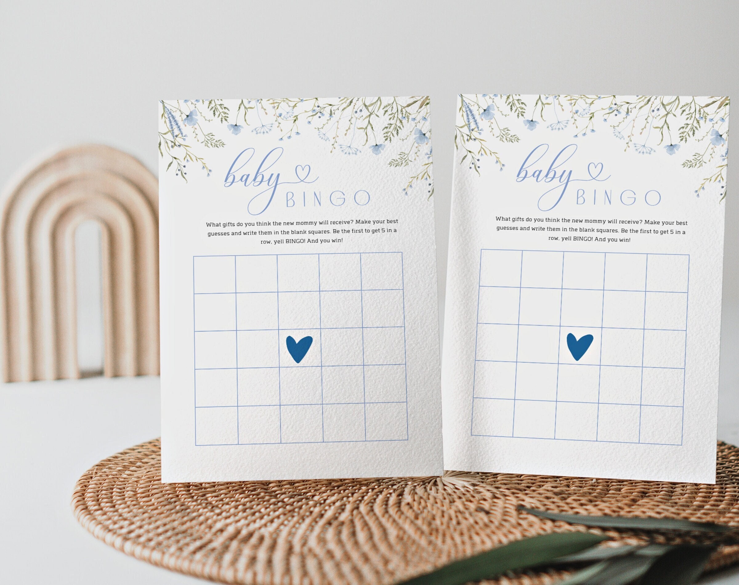 Baby Bingo Cards Baby Shower Game Just Download & Print Baby Boy in ...