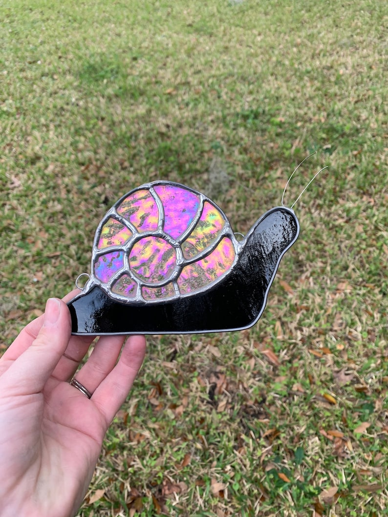 Snail Glass Pattern, Stain Glass Patterns, Stained Glass Hobby, Modern ...