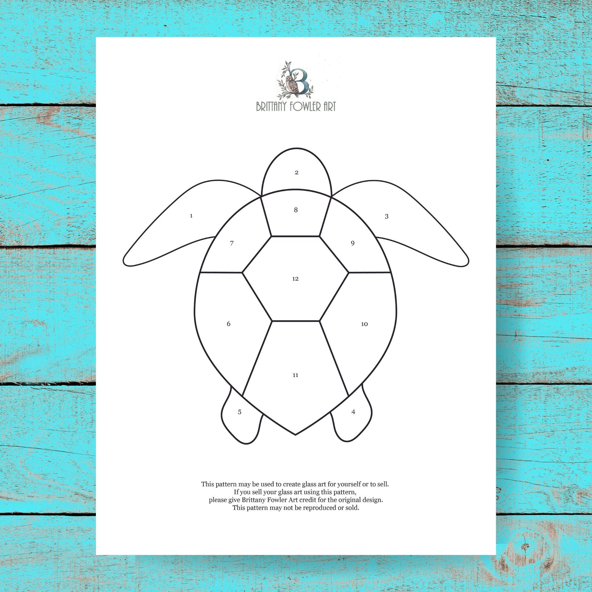 Turtle Glass Pattern, Stain Glass Patterns, Stained Glass Hobby, Modern ...