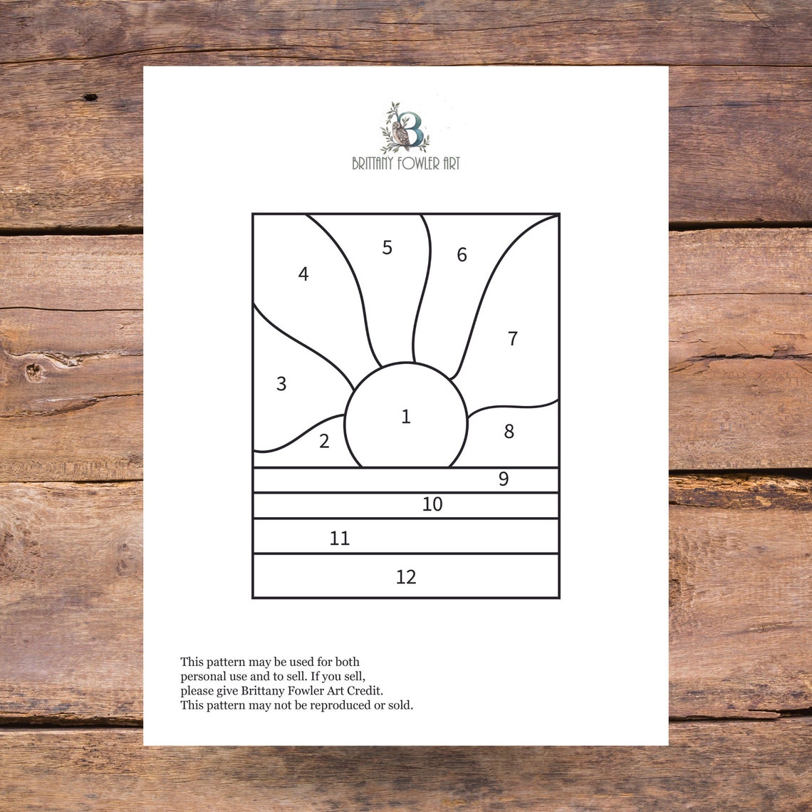 Stained Glass Pattern Sun Catcher Pattern Glass Projects - Etsy