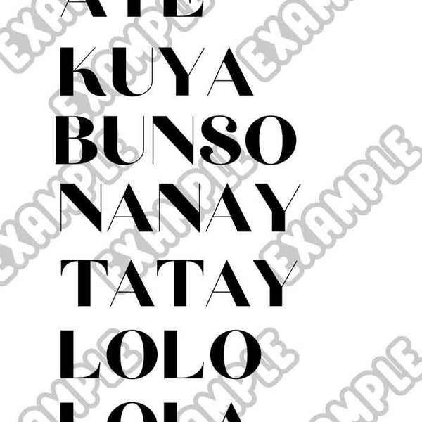 Filipino Lola Svg - Etsy UK