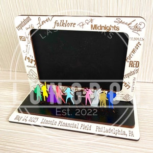 Taylor Swift Eras Tour Swiftie Personalized Picture Frame Taylor Swift ...