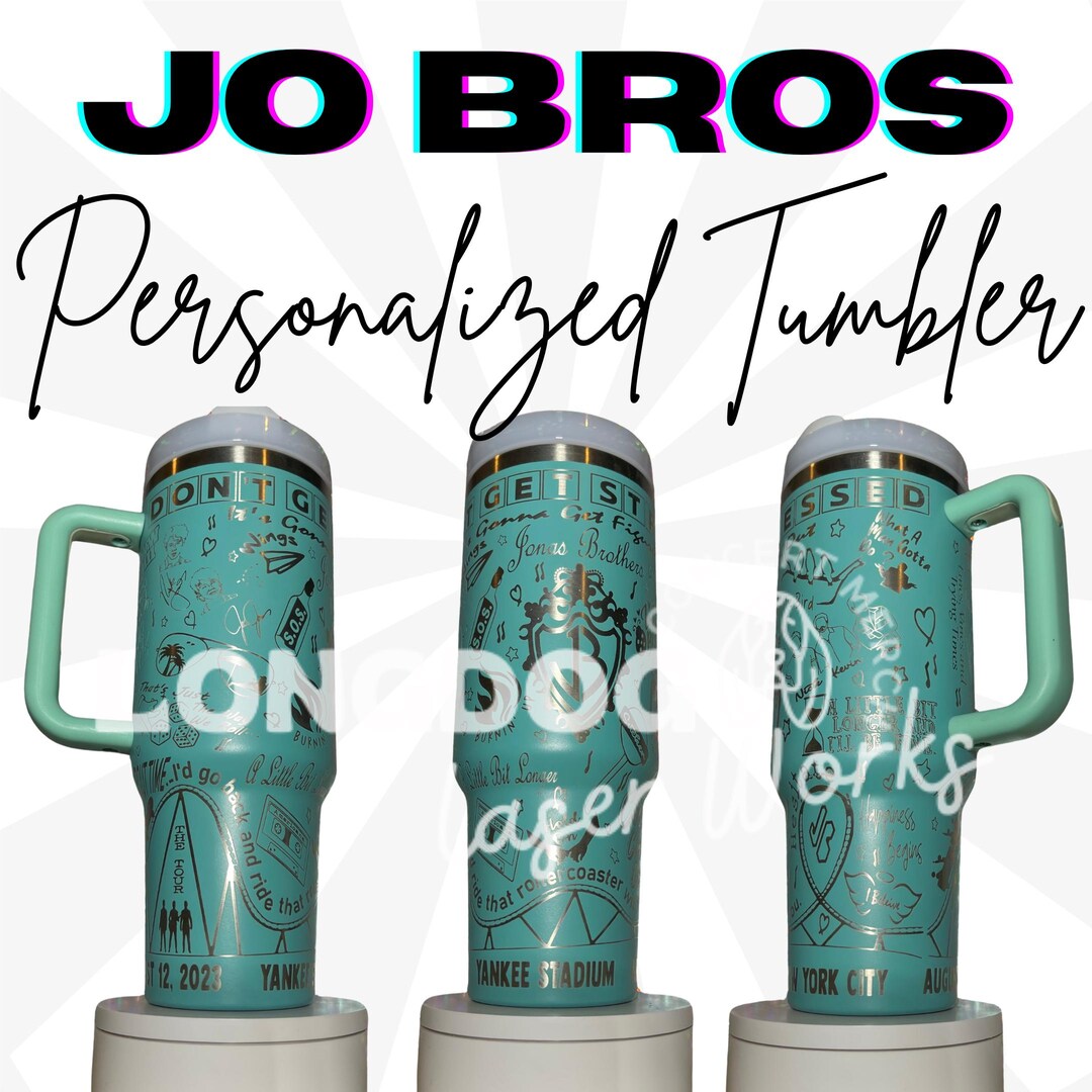 J Bros Five Albums Inspired Engraved Personalized Concert Tumblers - Etsy