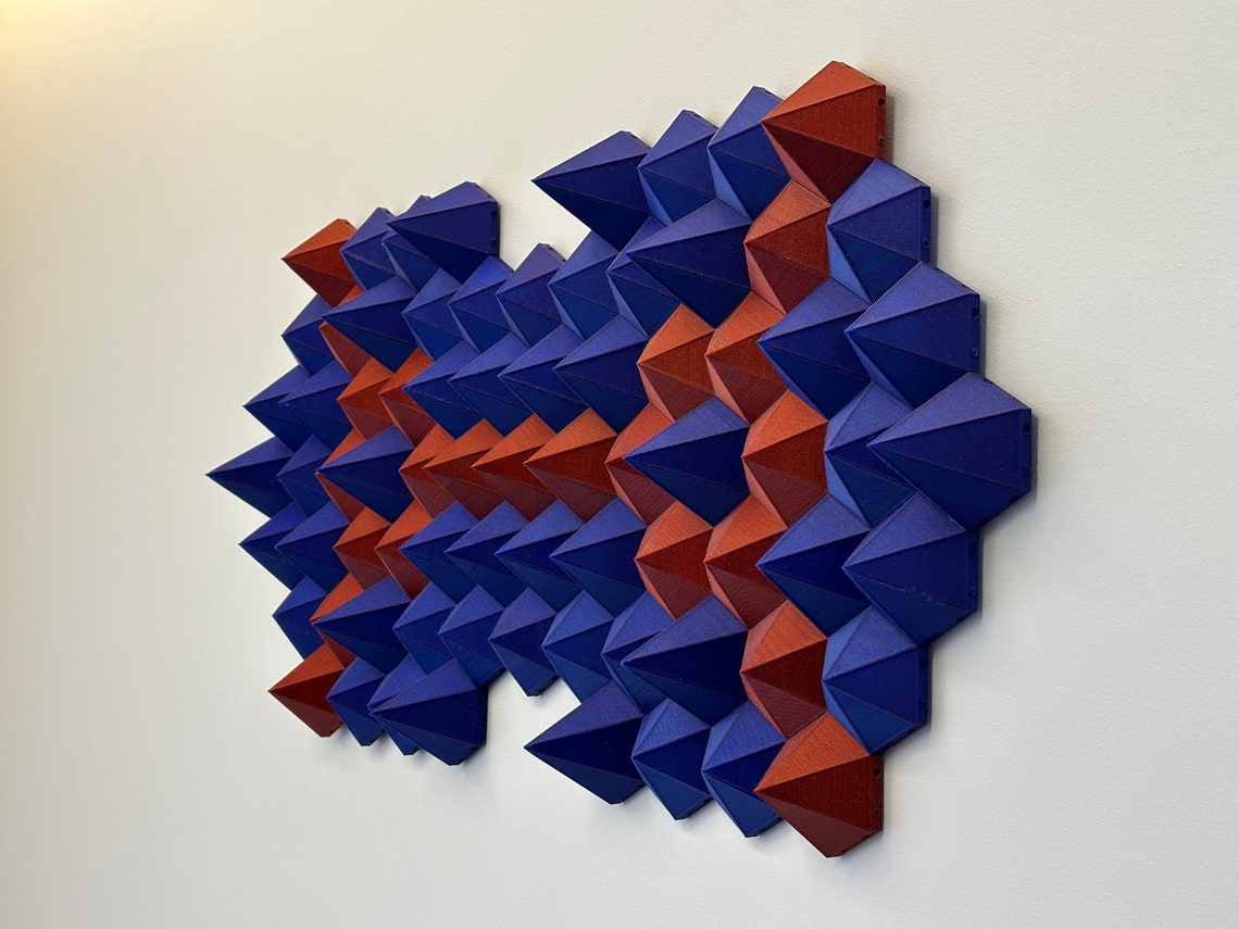 3D Sculpture: Perfect Unity II Wall Decor Modern Art Wall Sculpture 3D ...