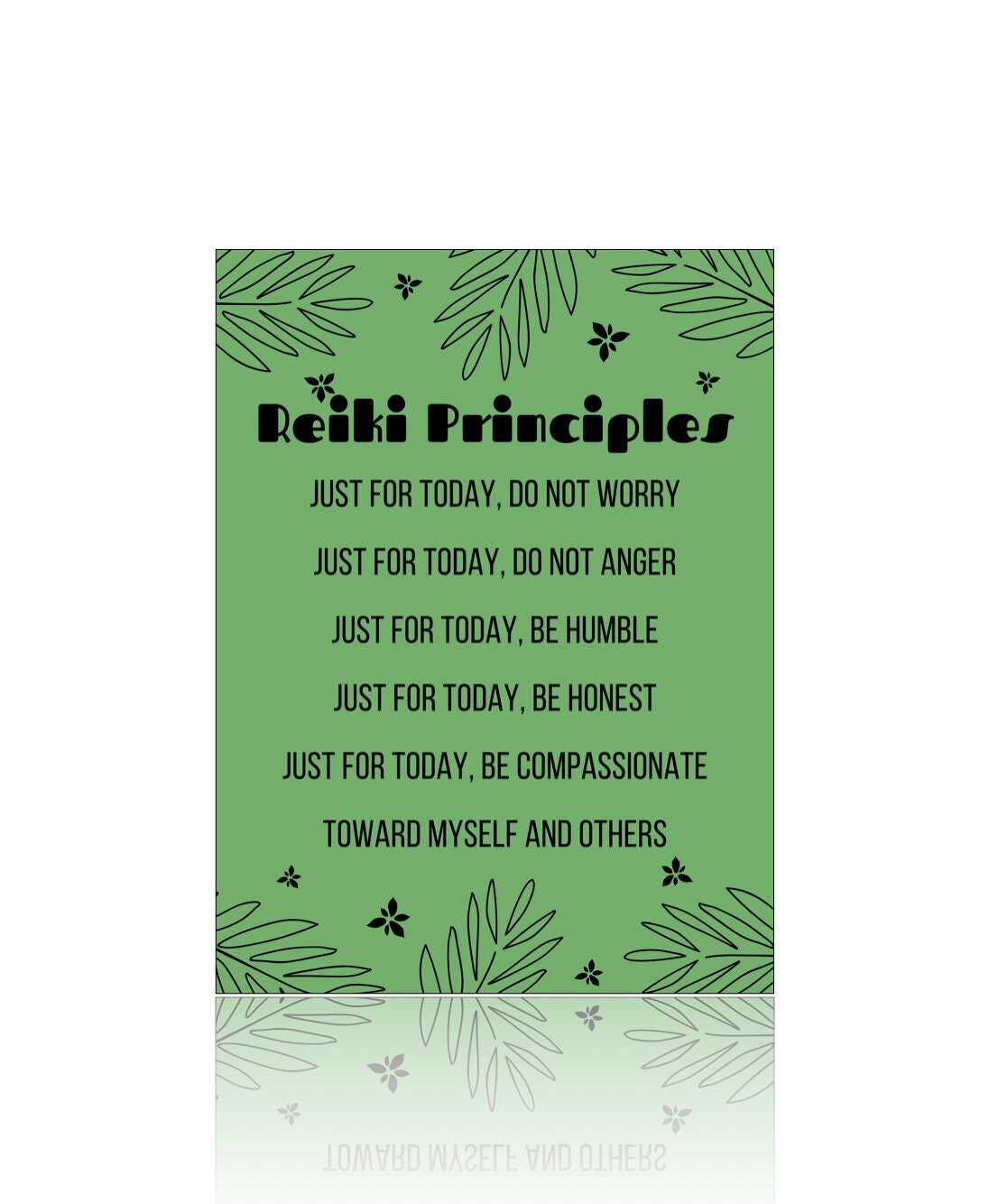 Reiki Principles Reiki Principle Poster Daily Affirmations - Etsy Reiki Principles Reiki Principle Poster Daily Affirmations - Etsy