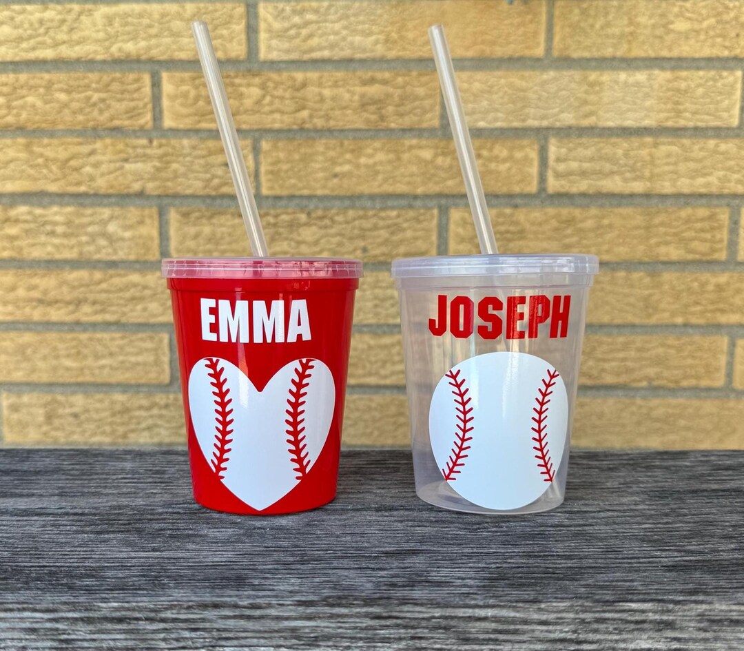 Personalized Baseball Party Cups:sports Team Gifts - Etsy