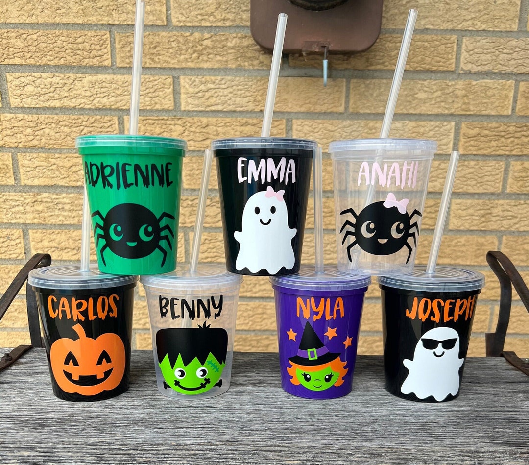 Personalized Halloween Kids Cups/halloween Party Favors/custom ...