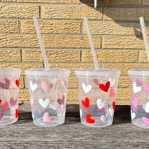 Personalized Kids Valentines Day Party Cup/kids Valentines Day Party ...