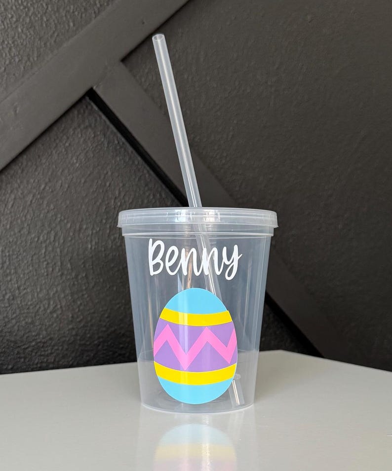 Personalized Easter Kids Cups/kids Easter Basket Fillers/ Easter Party ...