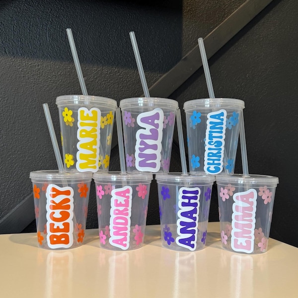 Personalized Plastic Cups - Etsy