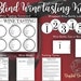 Wine Tasting Guide & Card, Wine Tasting Party Game, Wine Tasting Scorecard Tasting Mat Sheet ...