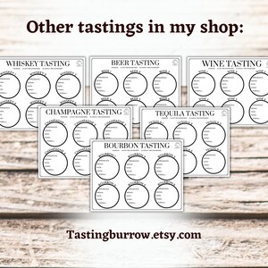 Whiskey Tasting Sheet, Whisky Tasting Mat, Whiskey DIY Blind Tasting ...