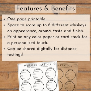 Whiskey Tasting Sheet, Whisky Tasting Mat, Whiskey DIY Blind Tasting ...