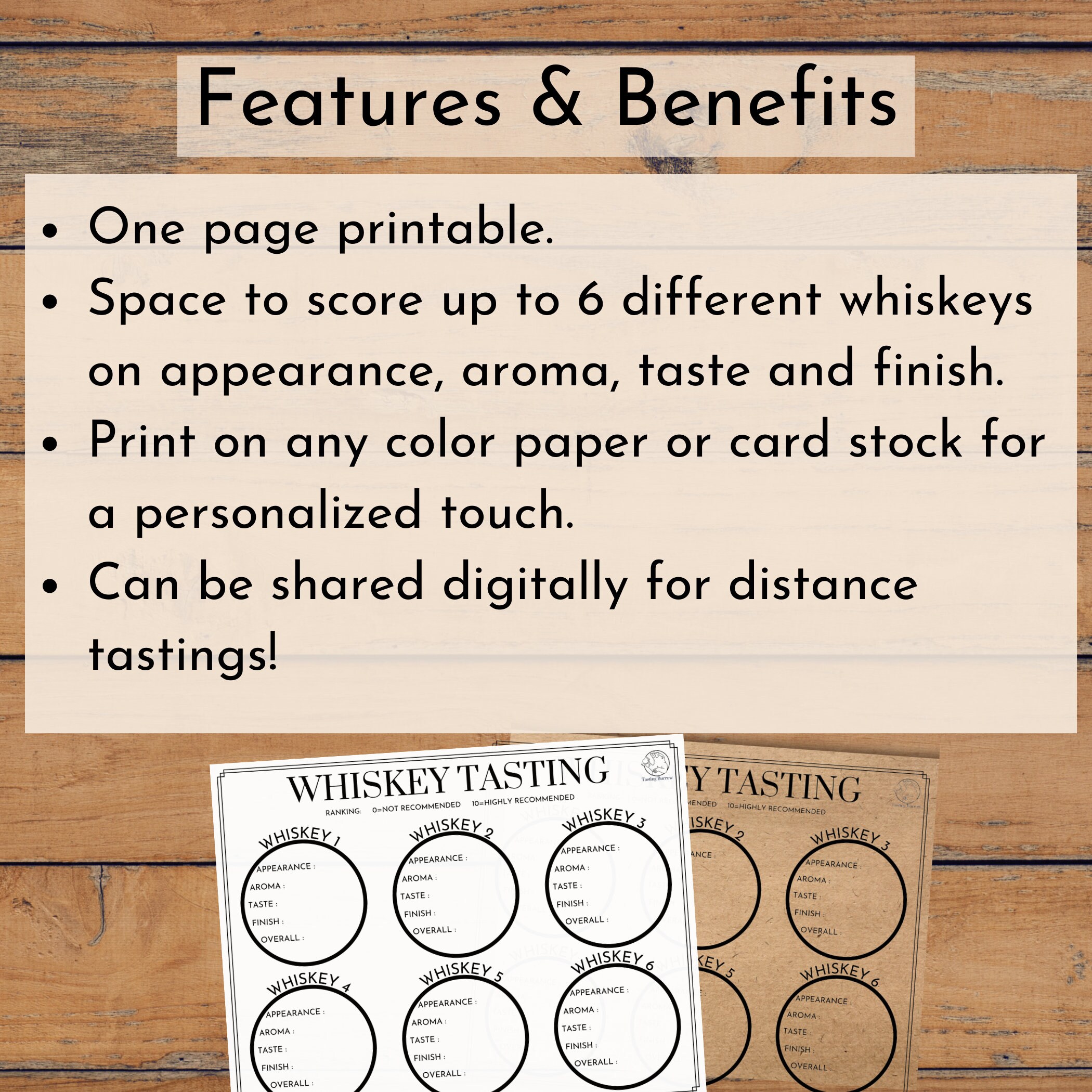 Whiskey Tasting Sheet, Whisky Tasting Mat, Whiskey DIY Blind Tasting ...