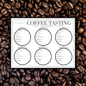 Blind Coffee Tasting, Anniversary or Birthday Coffee Sampler Gift ...
