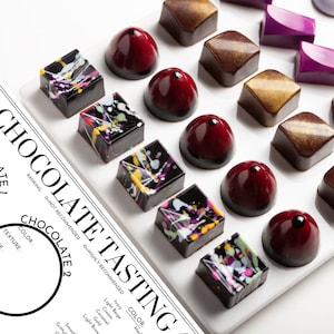 Chocolate Tasting Guide & Score Card, Chocolate Party Kit, Valentine ...