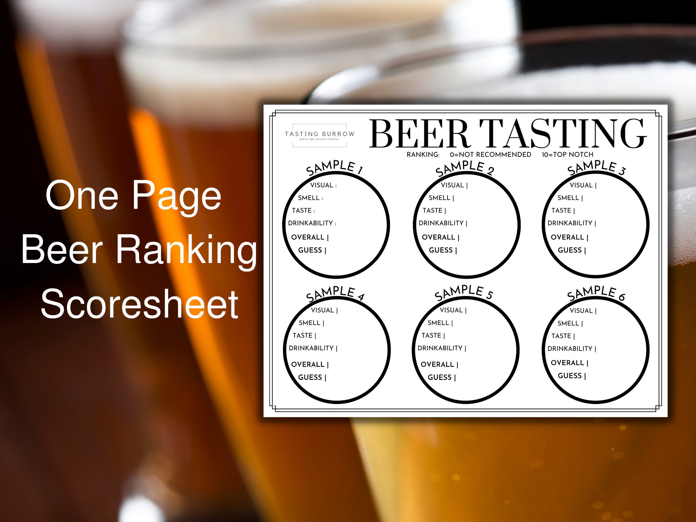 Blind Beer Tasting, Beer Flight Mat Downloadable, Bachelorette Beer ...