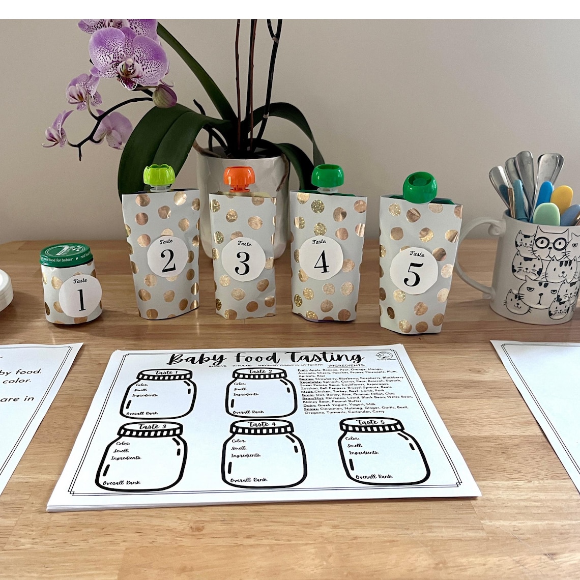 Baby Food Shower Guessing Game, Guess the Mess, Sprinkle Shower ...