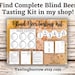 Beer Tasting Sheet, Beer Flight Tasting Score Sheet, Beer DIY Blind ...