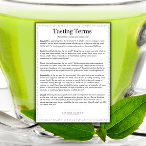 Blind Tea Tasting, Bridal Shower or Baby Shower Game, Tea Sampler ...