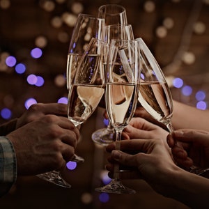 Champagne Tasting Guide & Scorecard, New Years Eve Champagne Party Game ...