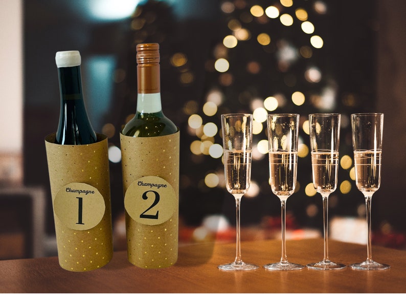 Blind Champagne Tasting Party Kit, Bridal Shower Champagne Tasting ...