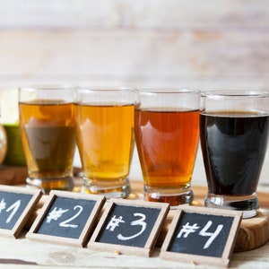 Beer Tasting Guide & Score Card, Beer Tasting Flight Mat Downloadable ...