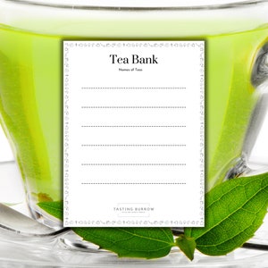 Blind Tea Tasting, Bridal Shower or Baby Shower Game, Tea Sampler ...