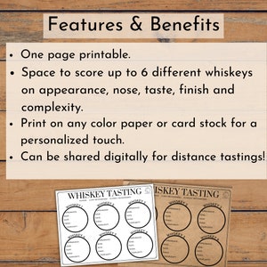 Whiskey Tasting Sheet, Whisky Tasting Mat, Whiskey DIY Blind Tasting ...