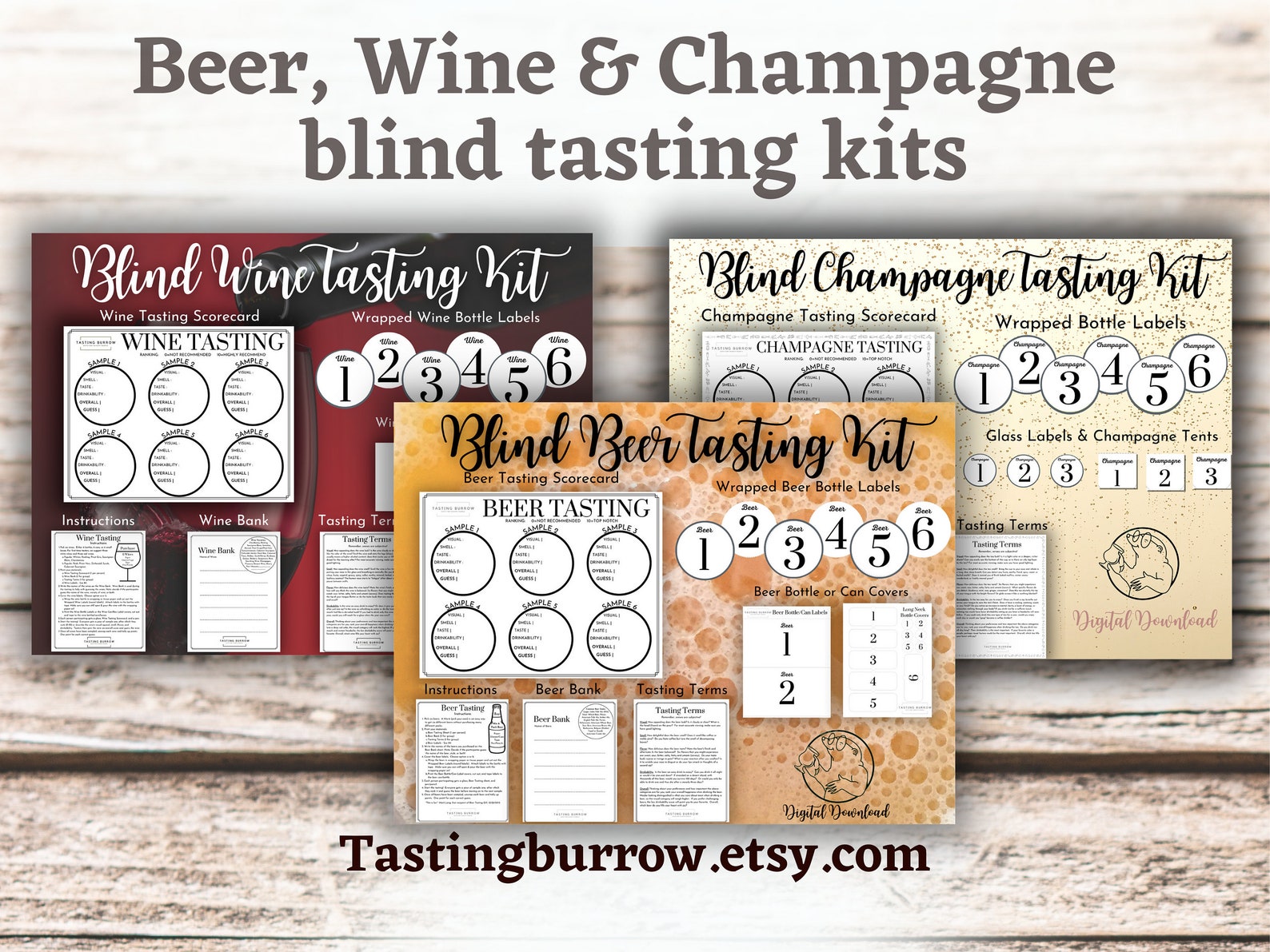 Gin Tasting Scoresheet, Gin Flight Tasting, Gin Tasting Sheet, Gin ...