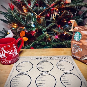 Blind Coffee Tasting, Anniversary or Birthday Coffee Sampler Gift ...