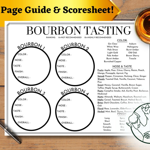 Bourbon Flight - Etsy