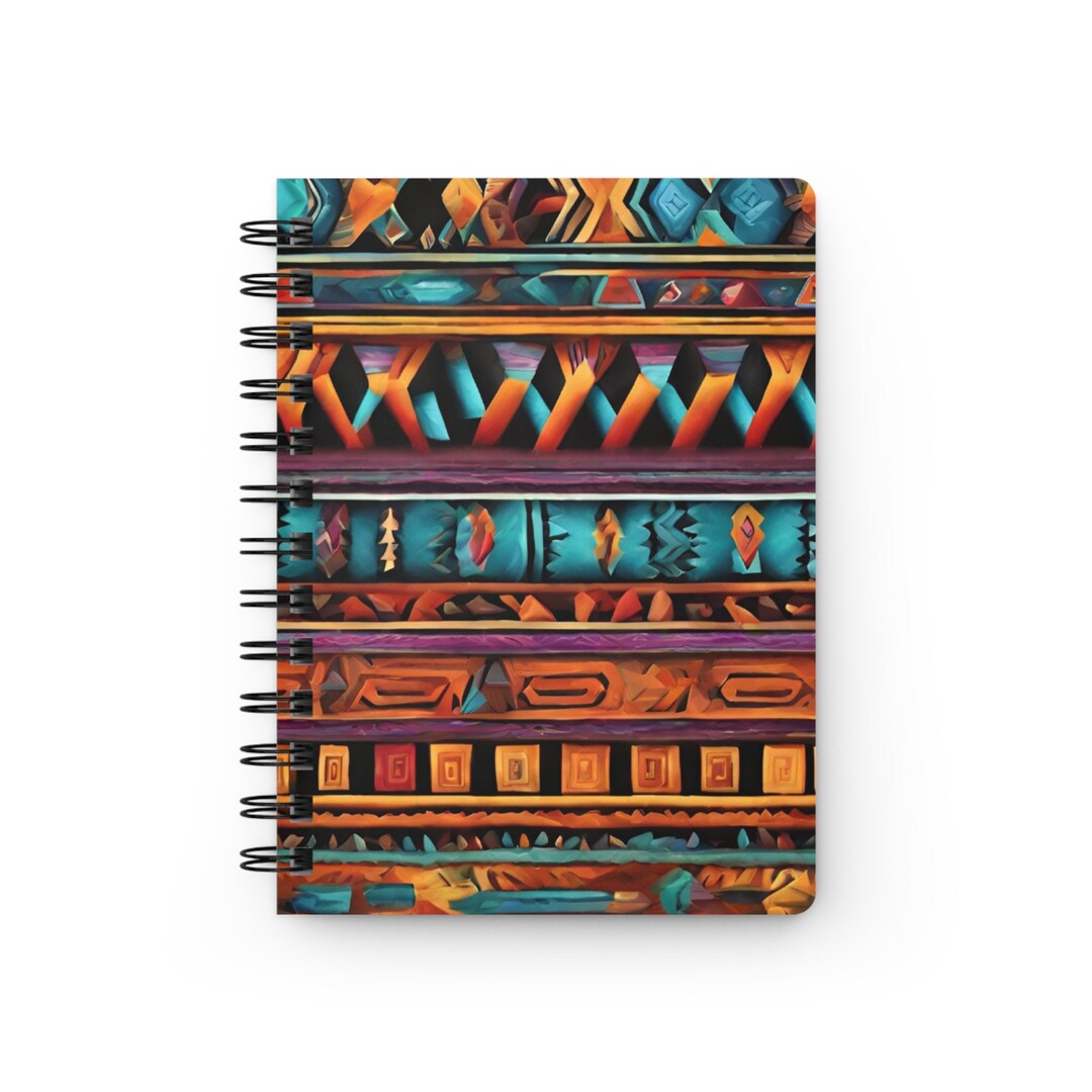 Aztec Spiral Bound Journal - Etsy