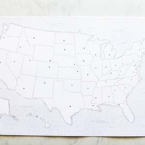 USA MAP FLAGS Download States and Capitals Activity Set | Kids ...