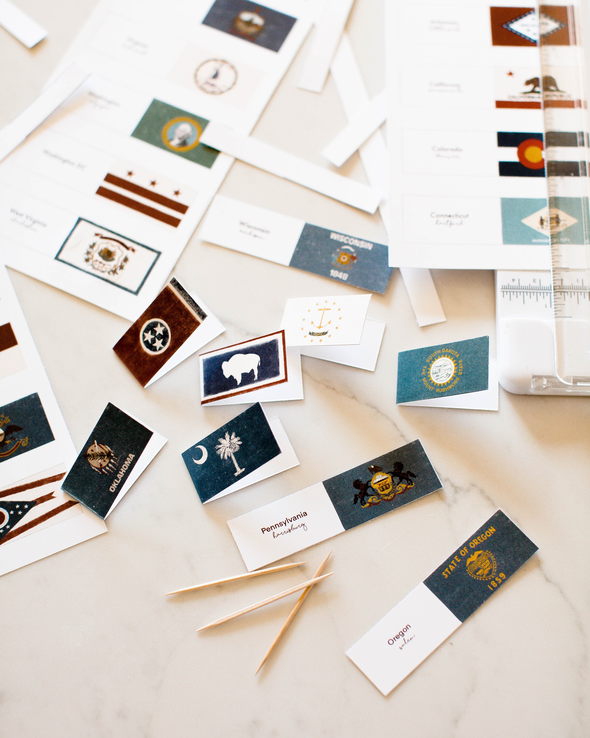 USA MAP FLAGS Download States and Capitals Activity Set | Kids ...