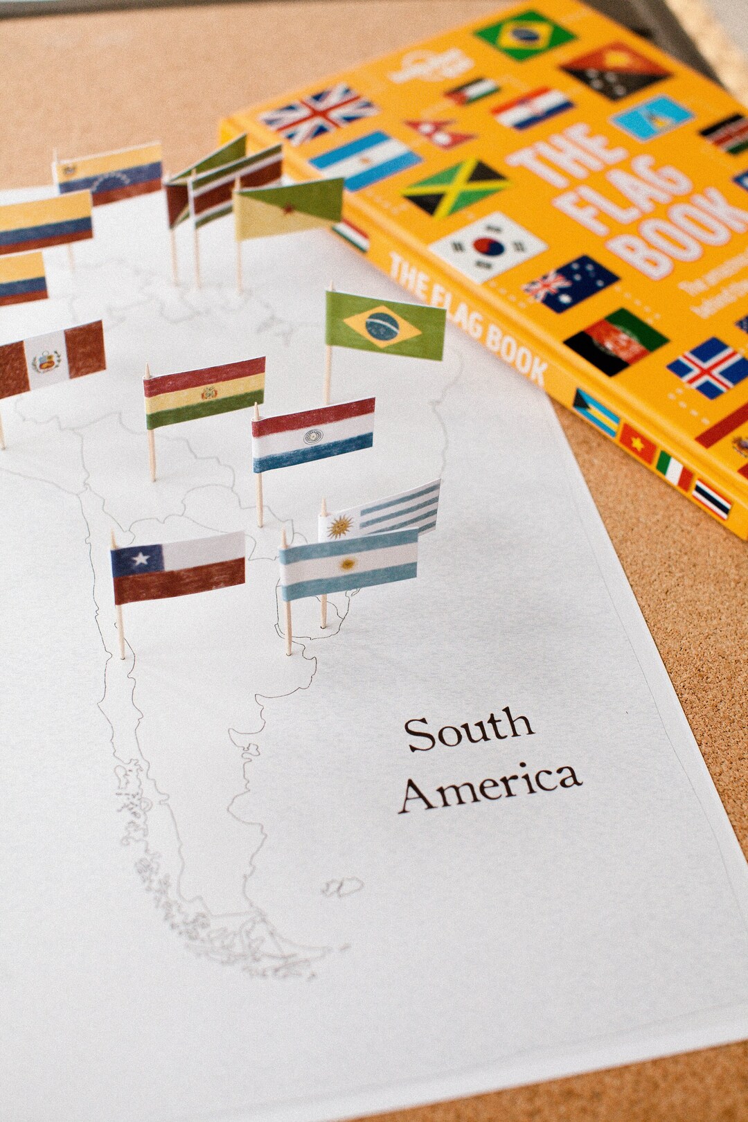 South America Continent Countries and Capitals PRINTABLE | South ...