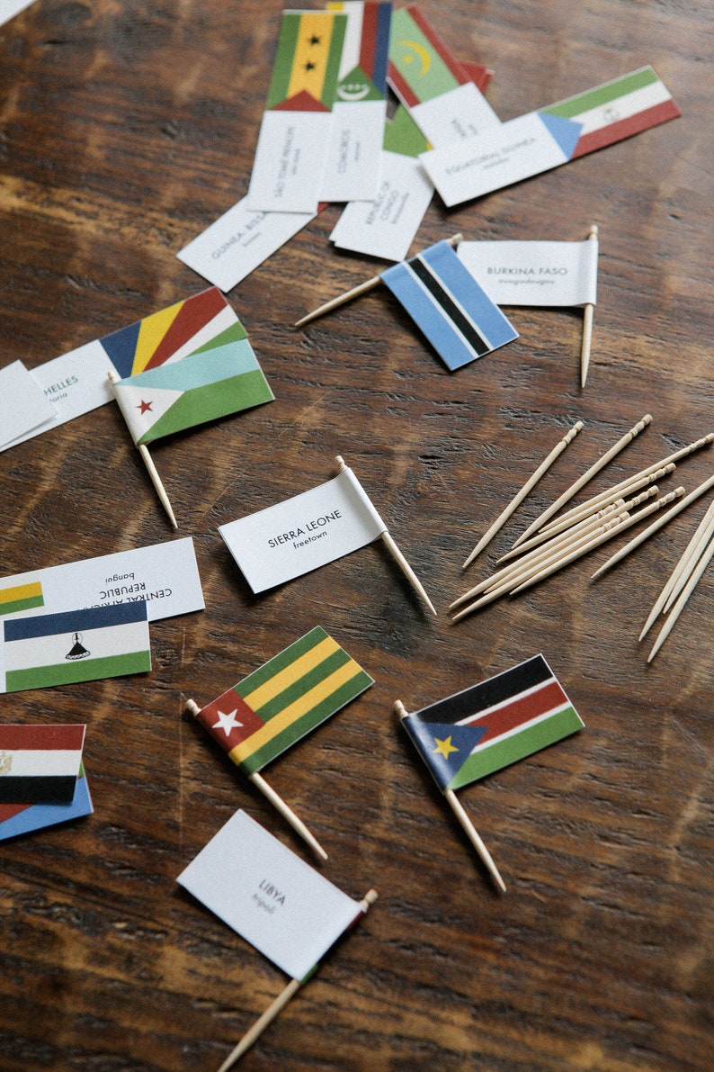 AFRICA Illustrated Continent Flag Activity | DOWNLOAD | AFRICA ...