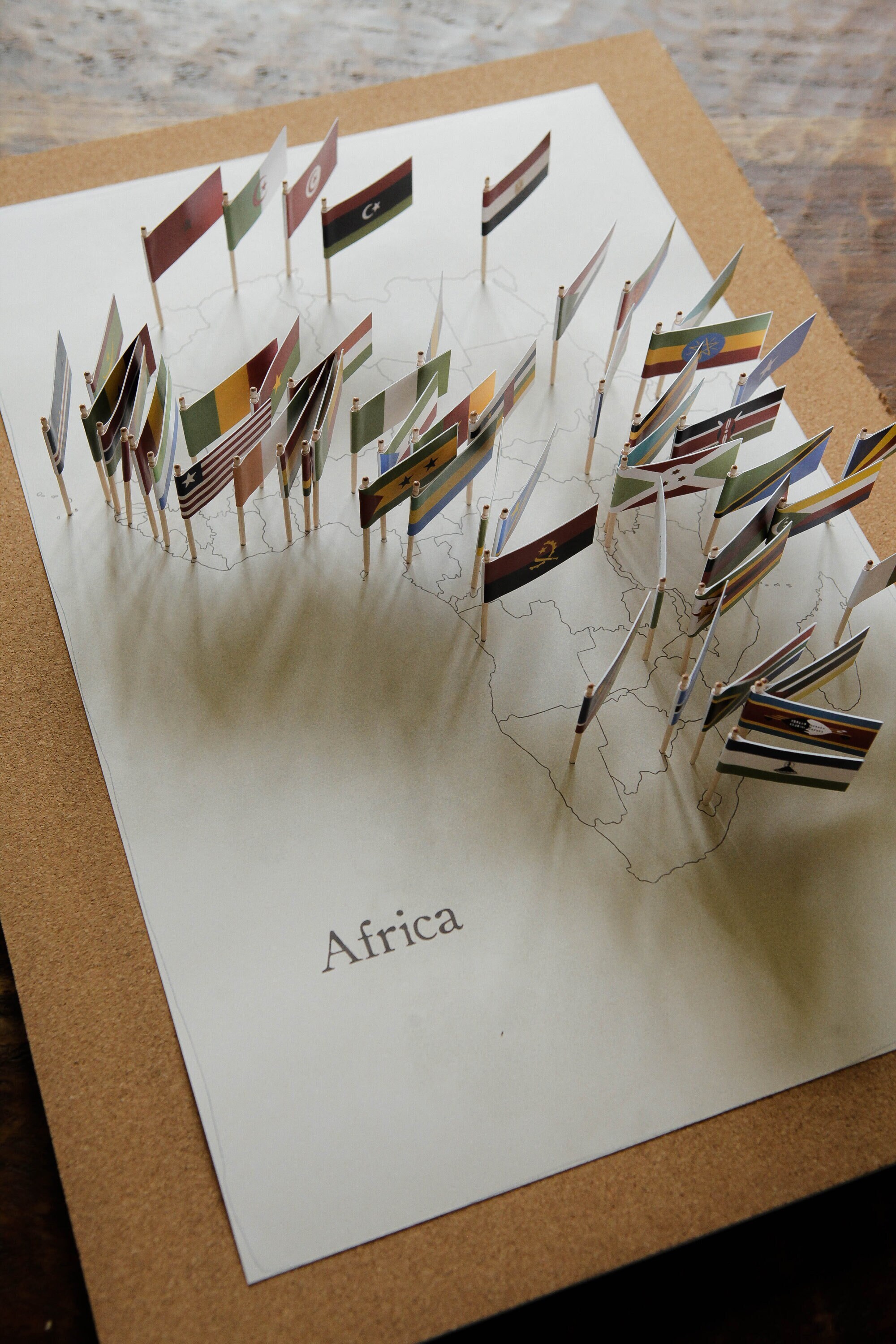 AFRICA Illustrated Continent Flag Activity | DOWNLOAD | AFRICA ...
