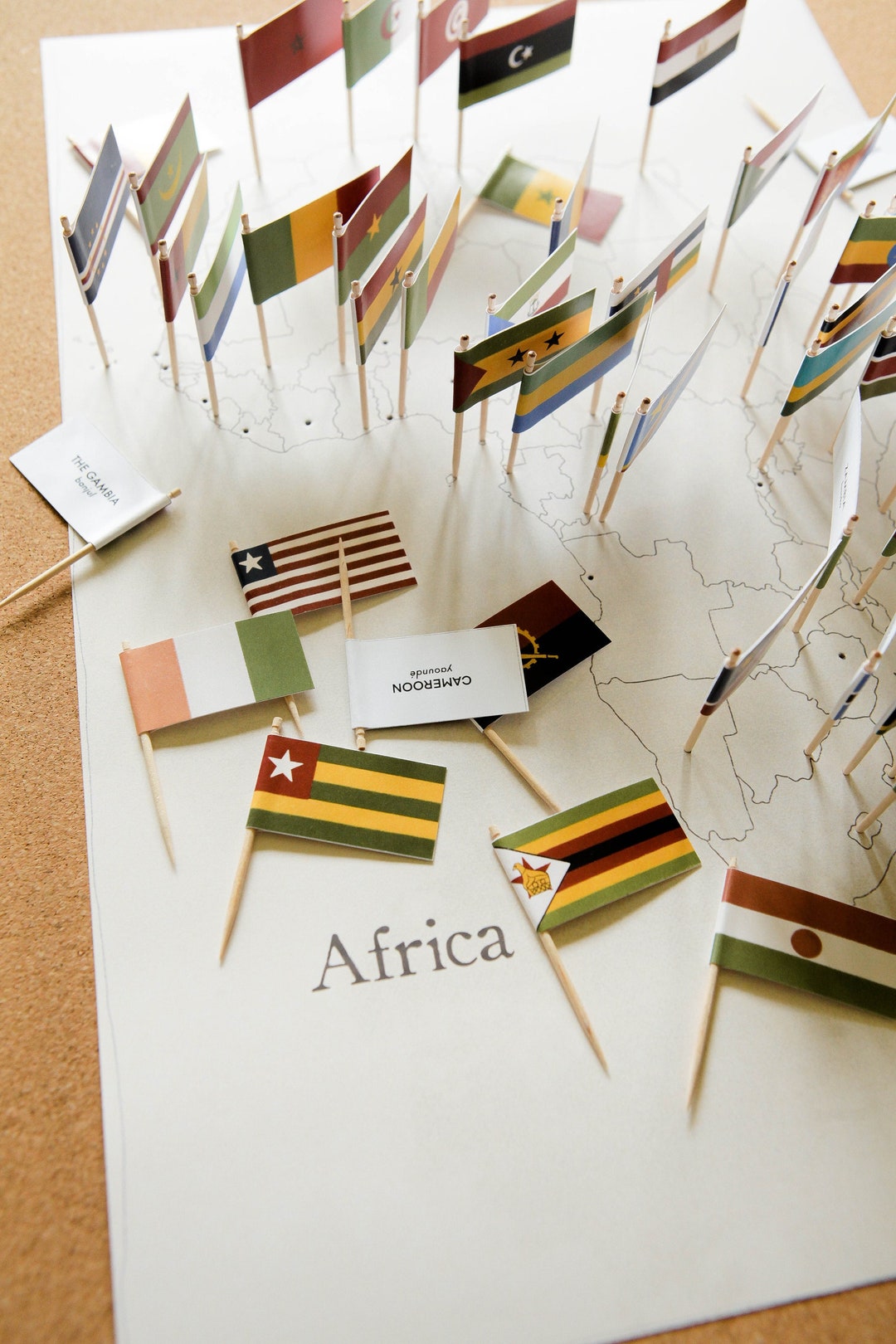 AFRICA Illustrated Continent Flag Activity | DOWNLOAD | AFRICA ...