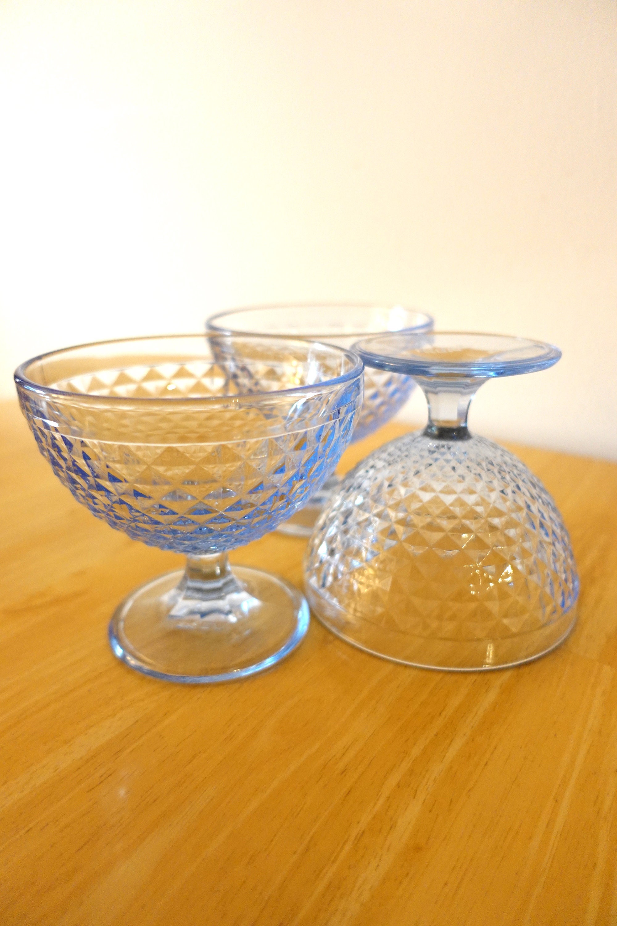 Vintage IKEA Baby Blue Footed Goblets Vintage IKEA Blue - Etsy