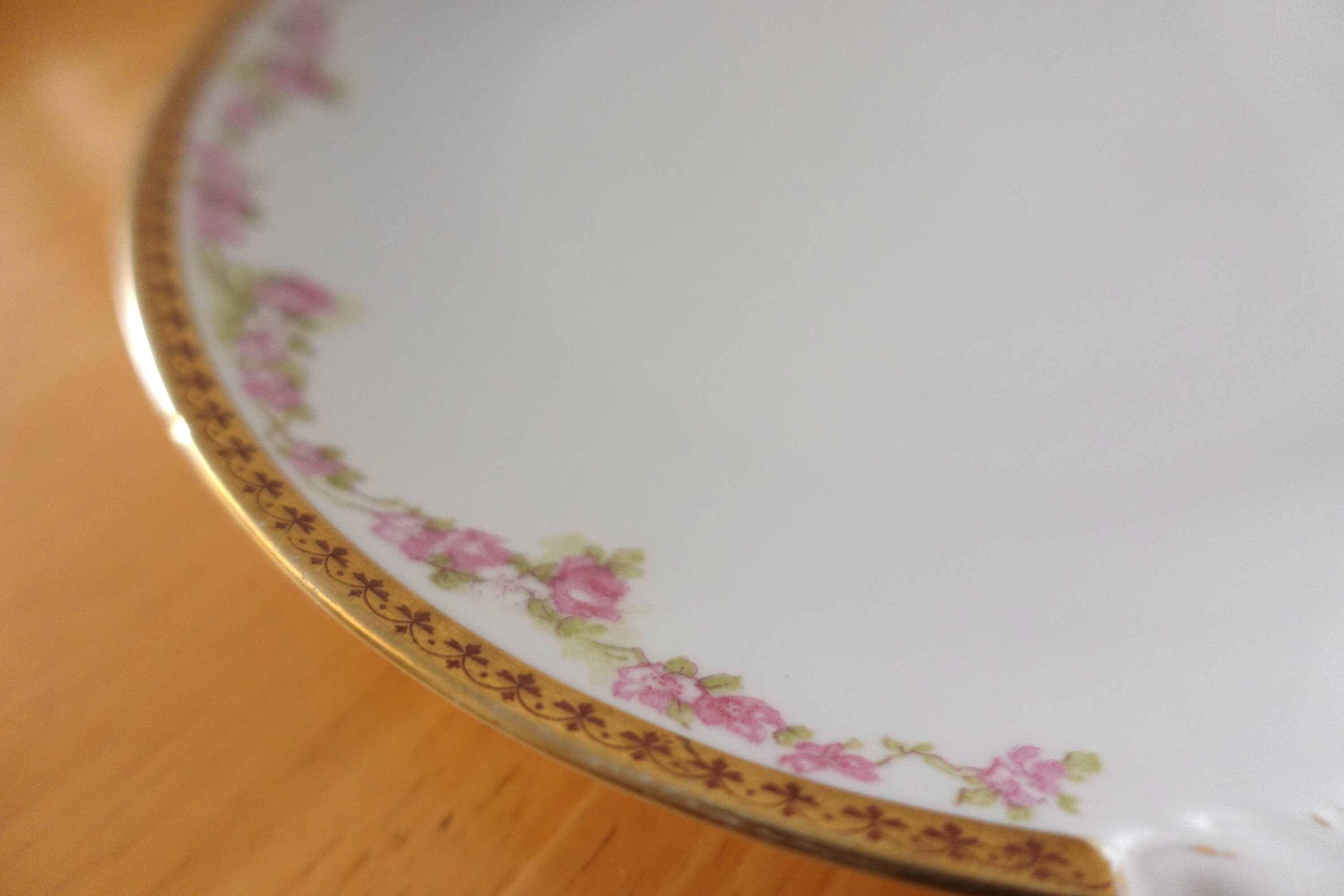 Antique MZ Austria Porcelain Serving Platter/plate Cake Plate With ...